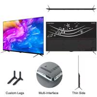 China 55 inch 4K Ultra HD Smart TV Curved LED Android TV with Dolby Digital Plus 60Hz for sale