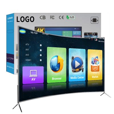 China 4K UHD Android Smart TV 32 to 100 Inch LED Television OEM Customizable for sale