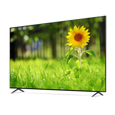 China Android Smart LED TV 55 65 75 Inch 4K UHD Curved Screen Home Hotel Television for sale
