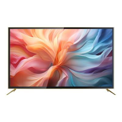 China 65 Inch 4K Android Smart LED TV Gold Frame 3840x2160 UHD Living Room for sale