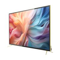 China 65 Inch 4K Android Smart LED TV Gold Frame 3840x2160 UHD Living Room for sale