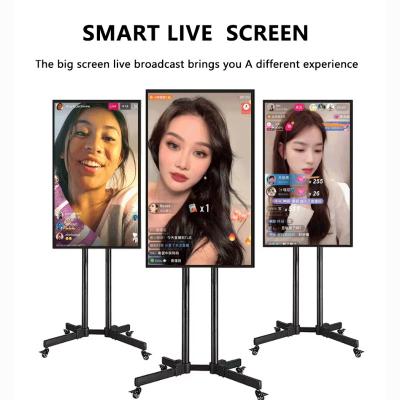 China Smart Live Streaming Equipment Stand 43 Inch 55 Inch Android 8.1 4G RAM 32G Storage for sale