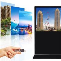 China Vertical Advertising Players 1920 X 1080 Pixels Integrated Touch Query Machine for sale