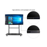 China 65 Inch Interactive Whiteboard 4K 20 Point Touch Conference Smart Board 128GB SSD for sale