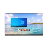 China 65 Inch Interactive Flat Panel 4K Touch Screen Whiteboard 20 Point Touch 8ms Response for sale