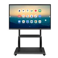 China 8ms 4GB Interactive Whiteboard 98inches Smart Board Touch Screen Stand For Classroom for sale
