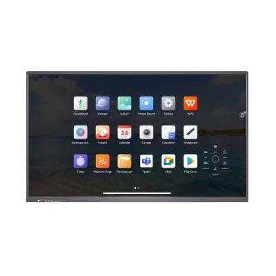 China 75 Inch 4K UHD Multi Touch Android Interactive Whiteboard with 10 Point IR Touch for sale