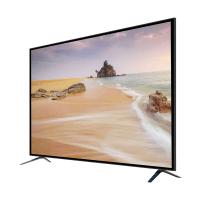 China 65 Inch 4K UHD Google TV 3840x2160 Smart Television with Toughened Metal Frame for sale