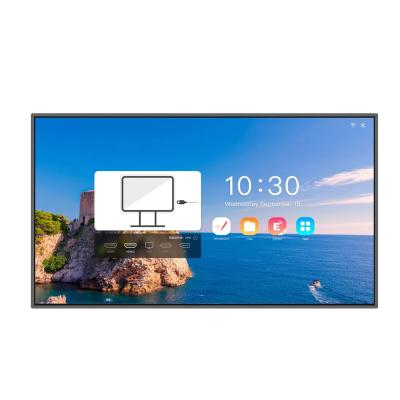China Infrared Multi Touch Portable Interactive Whiteboard Smartboard 65 Inch 4K 20 Points Touch for sale