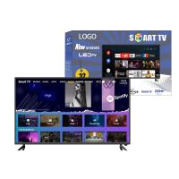 China 55 Inch 4K UHD Smart LED Television Android TV WiFi 3840x2160 for sale