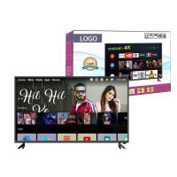 China Wholesale 55 Inch 4K Smart LED TV Android WiFi Narrow Screen Television for sale