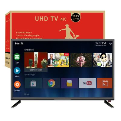 China 32 Inch Frameless Smart TV LED Android Television 4K Ultra HD 3840x2160 for sale