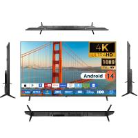 China 32 Inch Android 11.0 LED TV Frameless 4K Ultra HD Wi-Fi Bluetooth Smart TV for sale