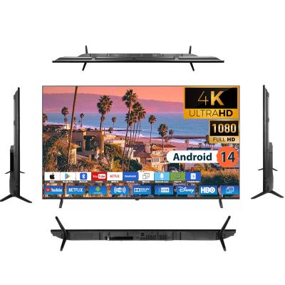 China 55 Inch 4K Android Smart TV Frameless LED Television 3840x2160 60Hz for sale