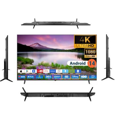 China 65 Inch QLED 4K Google Android Smart TV 3840x2160 Frameless Dolby Digital Plus for sale