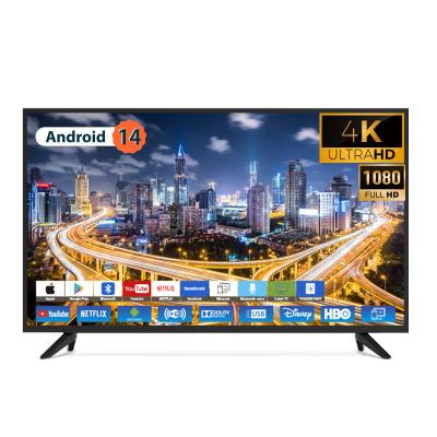 China 43 Inch 4K UHD Smart TV Android Tizen System WiFi Bluetooth 60Hz Bezel-less Design for sale