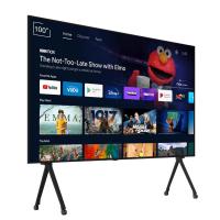 China 55 Inch 4K Ultra HD Smart TV Android WiFi ISDB-T Plastic Tempered Design for sale