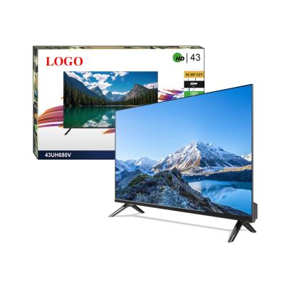 China 55 Inch 4K Frameless Smart TV Android Bluetooth Dolby OEM Manufacturer for sale