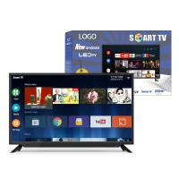 China Frameless Android Smart 4K TV 43-85 Inch Plastic Tempering Design ISDB-T for sale