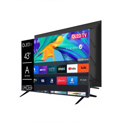 China 55 Inch 4K Smart LED TV Android WiFi 120Hz OLED QLED Television 3840x2160 for sale
