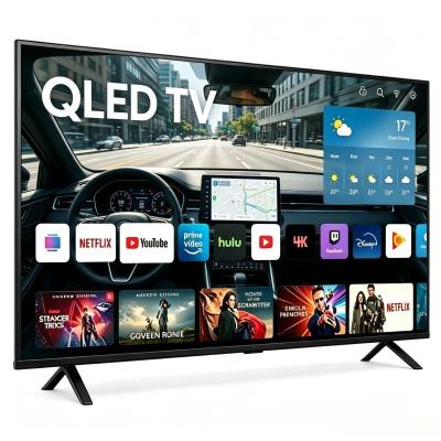 China 32 55Inch QLED 4K Smart Television with Built-in Wi-Fi and HDR for sale