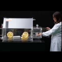 China Laboratory Benchtop Transparent Vacuum Acrylic Glove Box for sale
