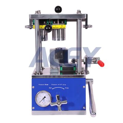 China Manual Cylindrical Battery Packaging Sealing Machine for sale