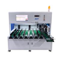 China 7 Channels Automatic Pouch Lithium Cell Sorting Machine For Polymer Battery Voltage IR Sorting for sale