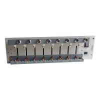 China 5V 6A 8 Channels Lithium Ion Battery Testing Equipment For Cylindrical Cell Assembly for sale