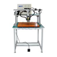 China 5000A DC Inverter Gantry Manual Lithium Battery Pack Spot Welder With Guide Rail for sale