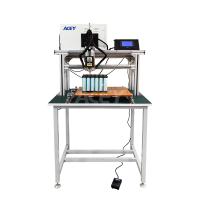 China 8000A Transistor Gantry Manual Lithium Battery Pack Spot Welding Machine With Guide Rail for sale