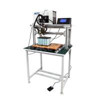 China 8000A Transistor Gantry Manual Lithium Battery Pack Spot Welding Machine With Guide Rail for sale