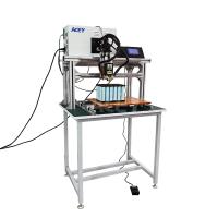 China 8000A Transistor Gantry Manual Lithium Battery Pack Spot Welding Machine With Guide Rail for sale