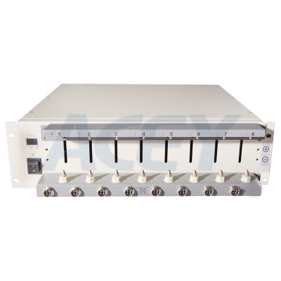 China 5V 12A 8 Channels Lab 18650 Cylindrical Battery Cell Testing Equipment for sale