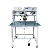 China Cylindrical Battery Pack Spot Welder Machine Manual Gantry DC 5000A for sale