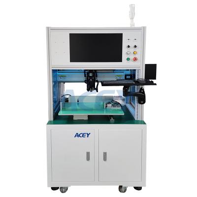 China Automatic Single Sided 10000A Transistor Lithium Ion Battery Spot Welding Machine For 32140 33140 for sale