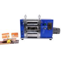 China Electric Vertical Battery Electrode Calendering Rolling Press Machine for sale