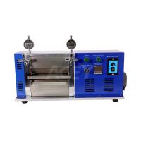 China Custom Lab Heating Electric Vertical Rolling Roller Press Machine for sale