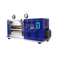 China Custom Lab Heating Electric Vertical Rolling Roller Press Machine for sale