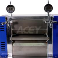 China Custom Lab Heating Electric Vertical Rolling Roller Press Machine for sale