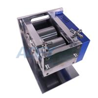 China 18650 Manual Horizontal Rolling Roller Press Battery Electrode Calendering Machine for sale