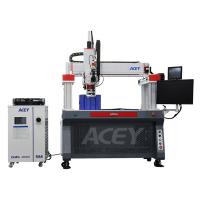China 4000W Automatic Prismatic Battery Pack Laser Welding Machine For Aluminum Copper Nickel Busbar for sale