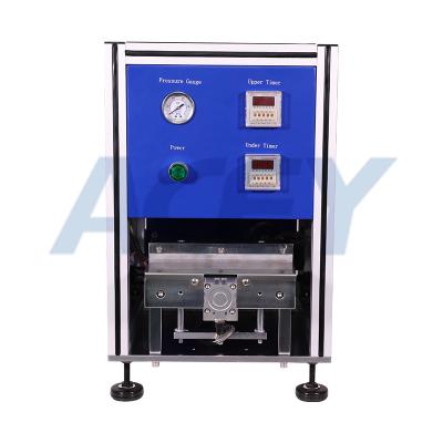 China Lab Pneumatic Polymer Battery Aluminum Folding Machine for sale
