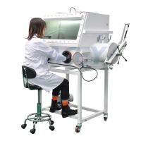 China Customized Single Side Lab Stainless Steel Vacuum Glove Box for sale