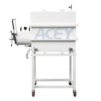 China Customized Single Side Lab Stainless Steel Vacuum Glove Box for sale
