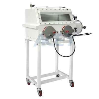 China Stainless Steel Vacuum Glove Inert Gas Operation Box for Battery Laboratory Research for sale