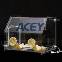 China Factory Lab Transparent Vacuum Chamber Acrylic Glove Box For University Laboratory for sale