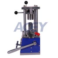 China Manual Hydraulic Cylindrical Battery Sealing Machine For Lab for sale