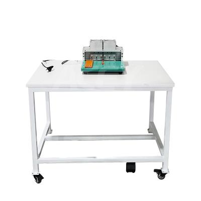 China Precision Semi-automatic Pouch Cell Tab Cutter Machine For Polymer Battery Trimming for sale