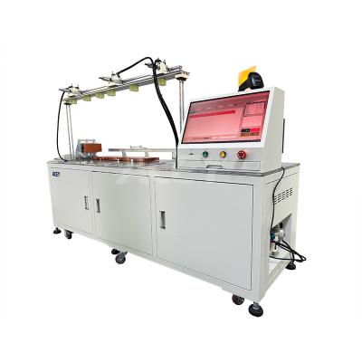 China Computer Controlled 500Kg Pressure Prismatic Battery Cell Stacking and Compression Machine for sale